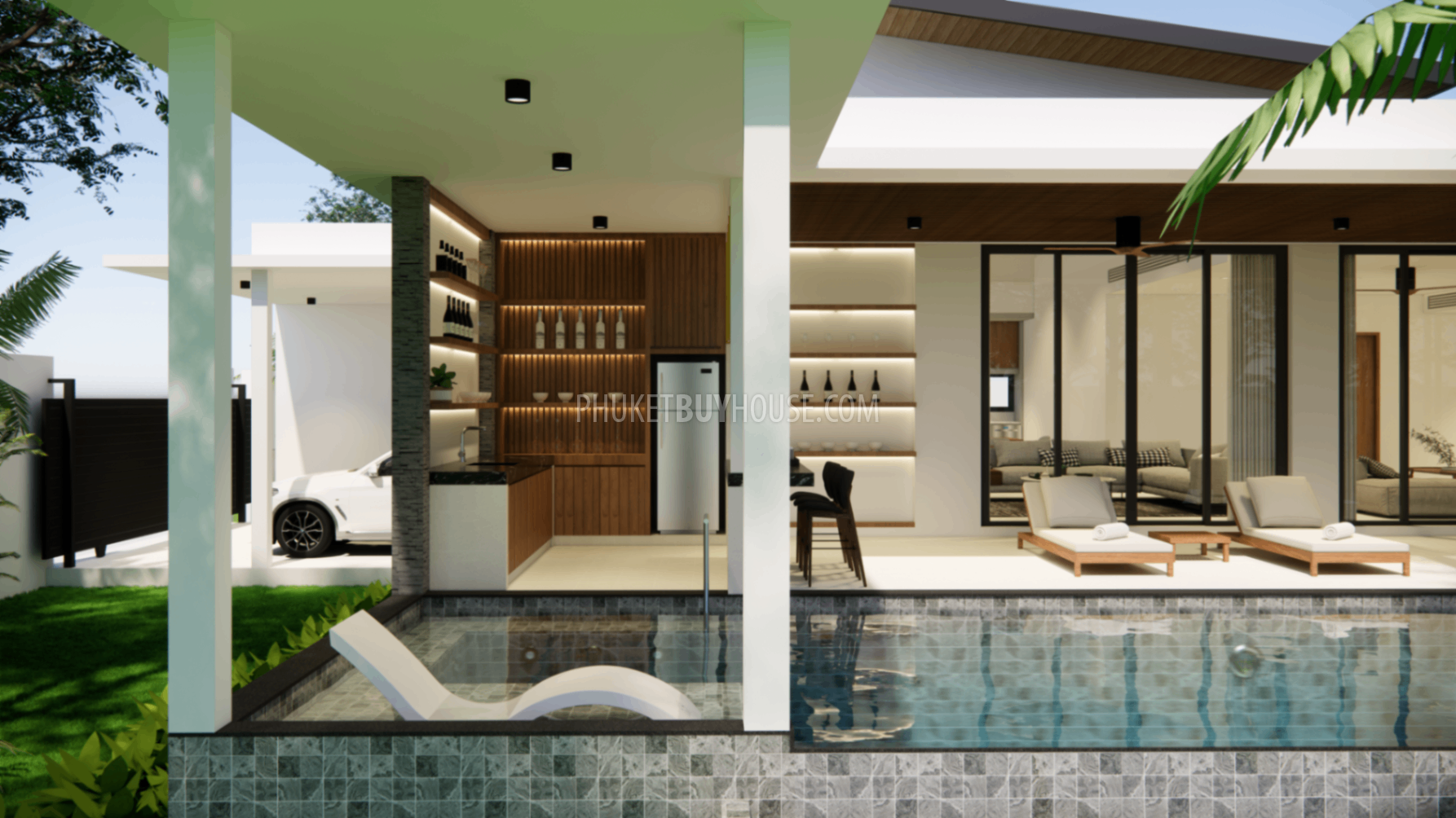 NAI22800: Single-Storey 4 Bedroom Pool Villa with High Ceilings ...